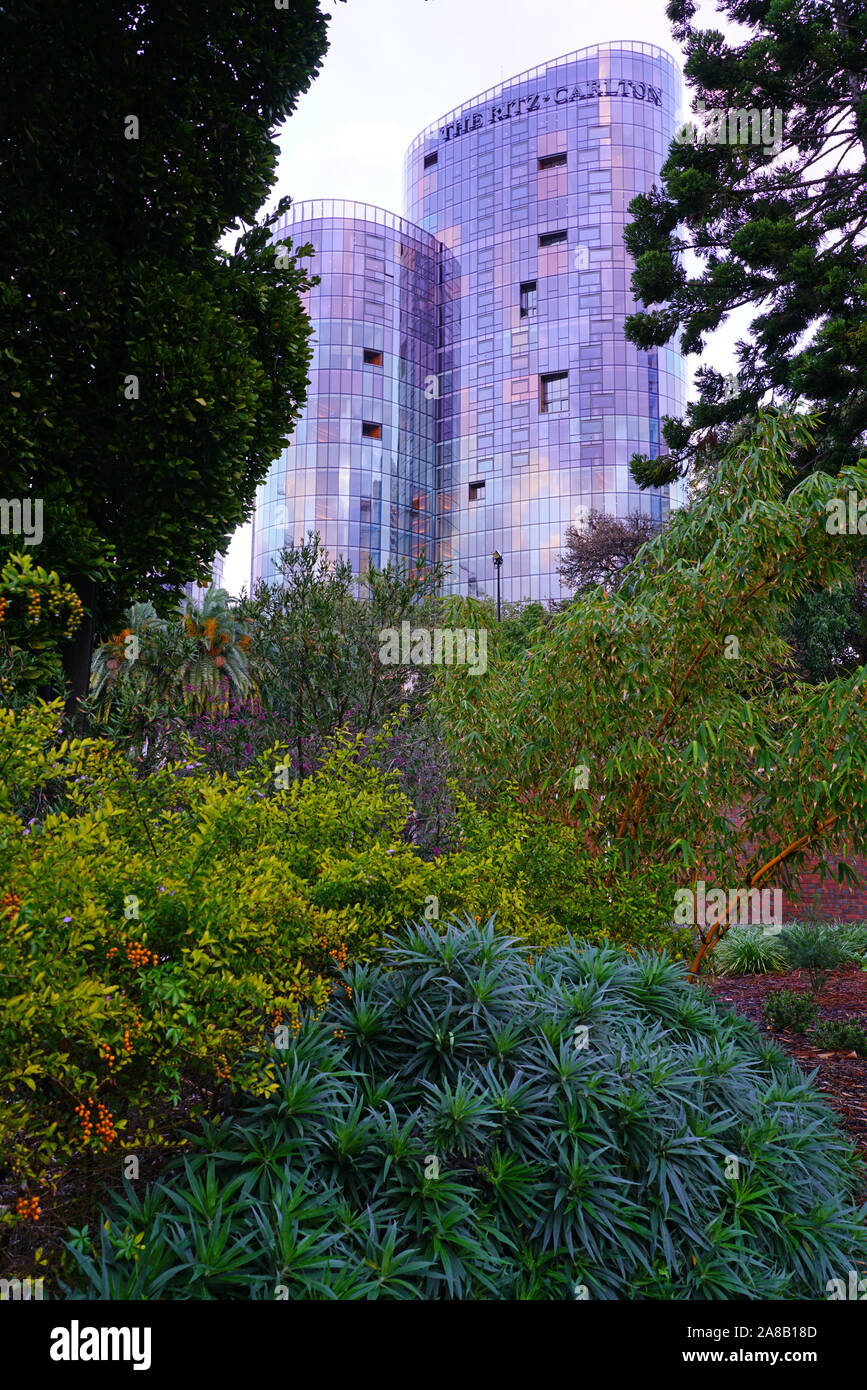 PERTH, AUSTRALIA -1 JUL 2019- View of the Ritz Carlton Perth, a new ...