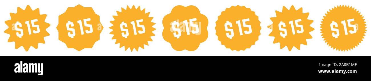 5 Price Tag Orange | 5 Dollar | Special Offer Icon | Sale Sticker ...