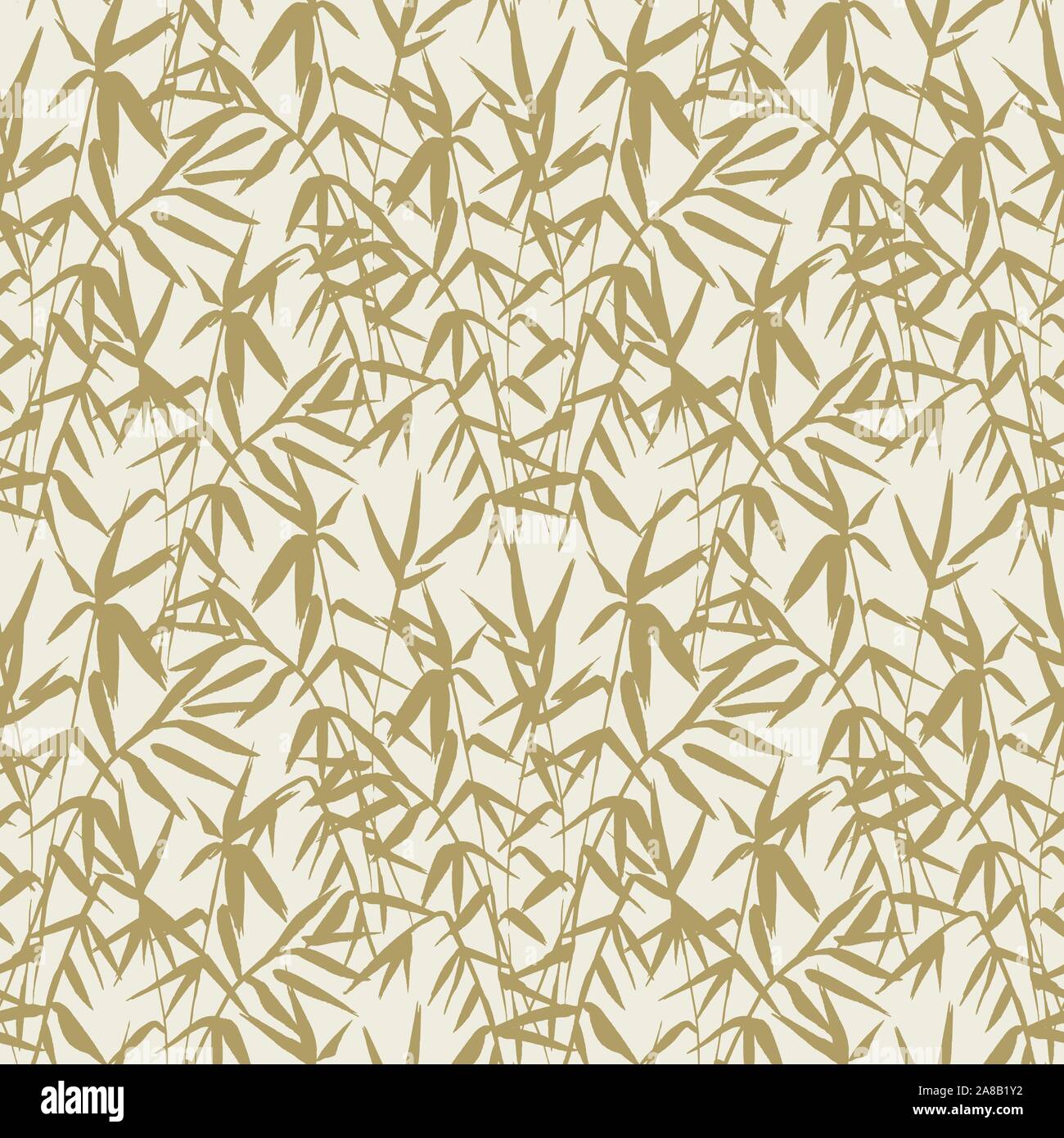 Vector drawing bamboo tree hi-res stock photography and images - Alamy