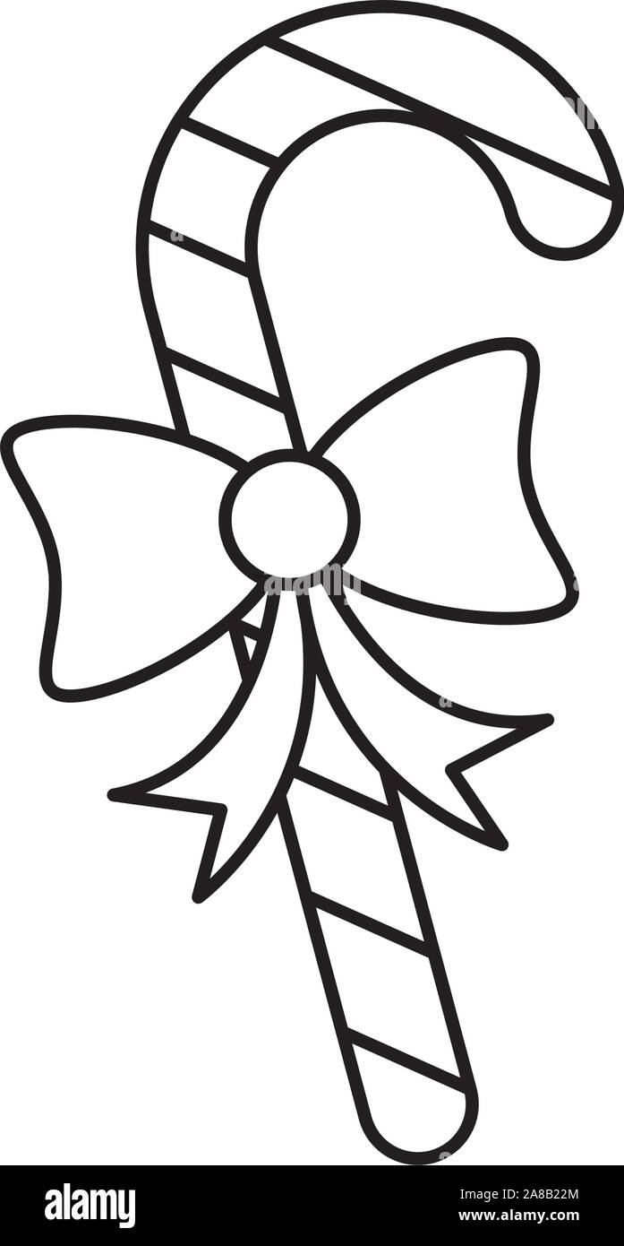 Candy cane christmas decor Black and White Stock Photos & Images - Alamy