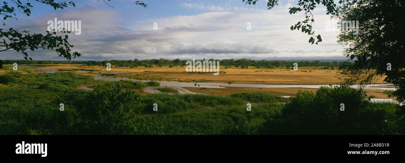 River flowing through a landscape, South Africa Stock Photo - Alamy