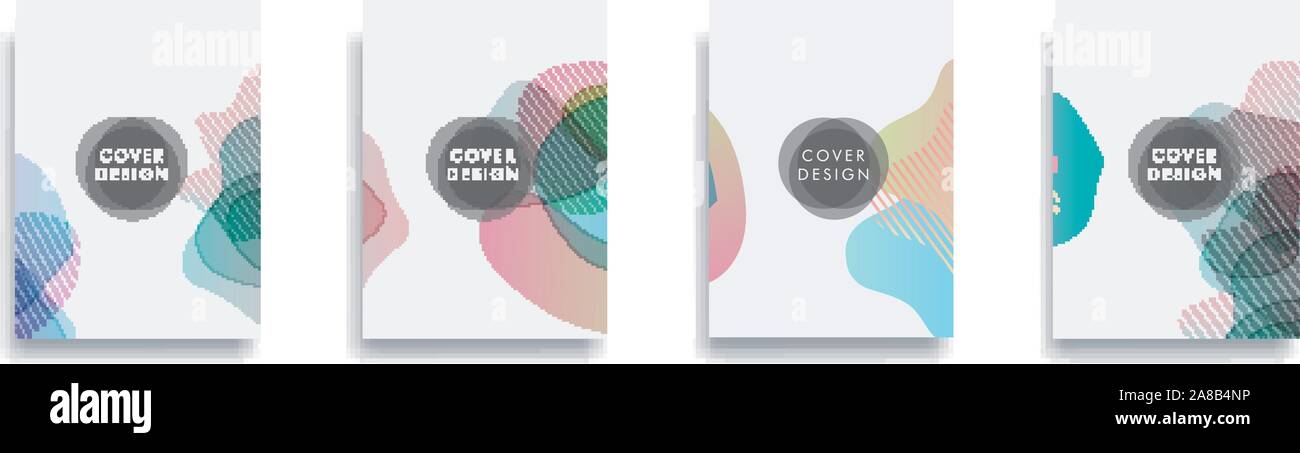 Dynamic style banner design set with fluid orange gradient elements ...