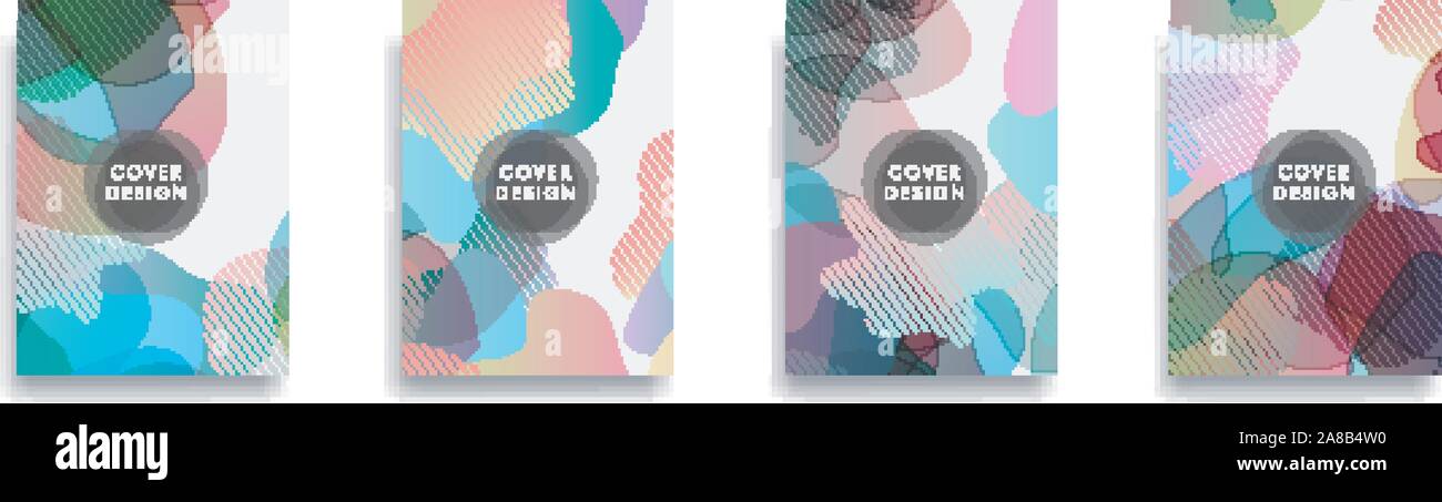 Dynamic style banner design set with fluid orange gradient elements ...