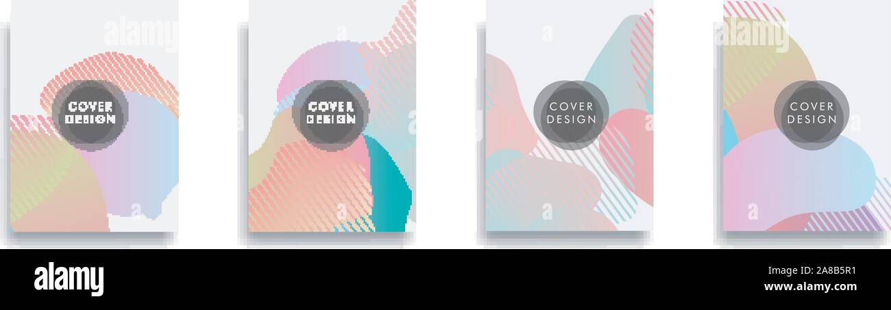 Dynamic style banner design set with fluid orange gradient elements ...
