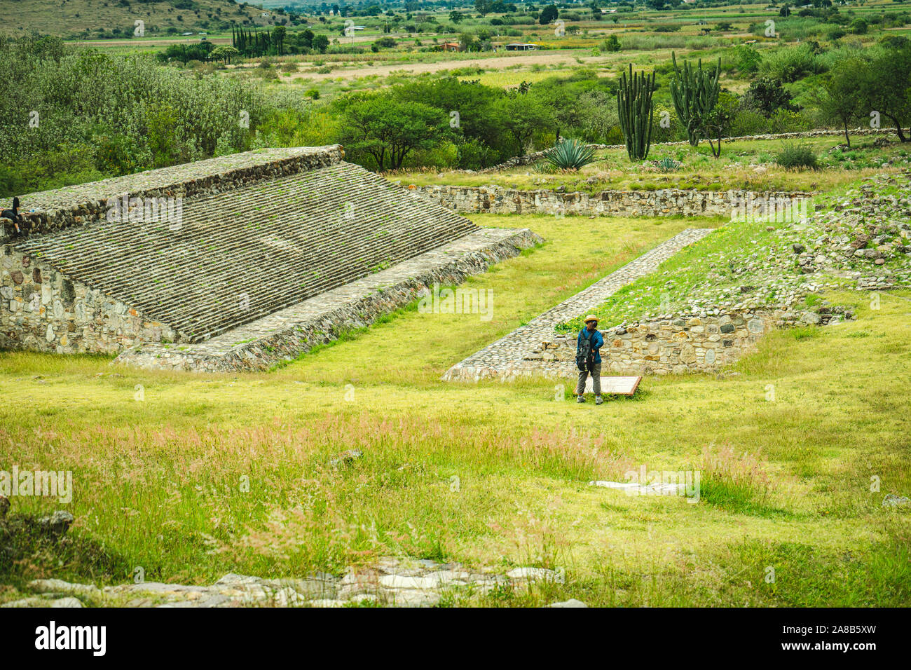 Zapotec Ruin "Dainzu" in Oaxaca, Mexico Stock Photo - Alamy