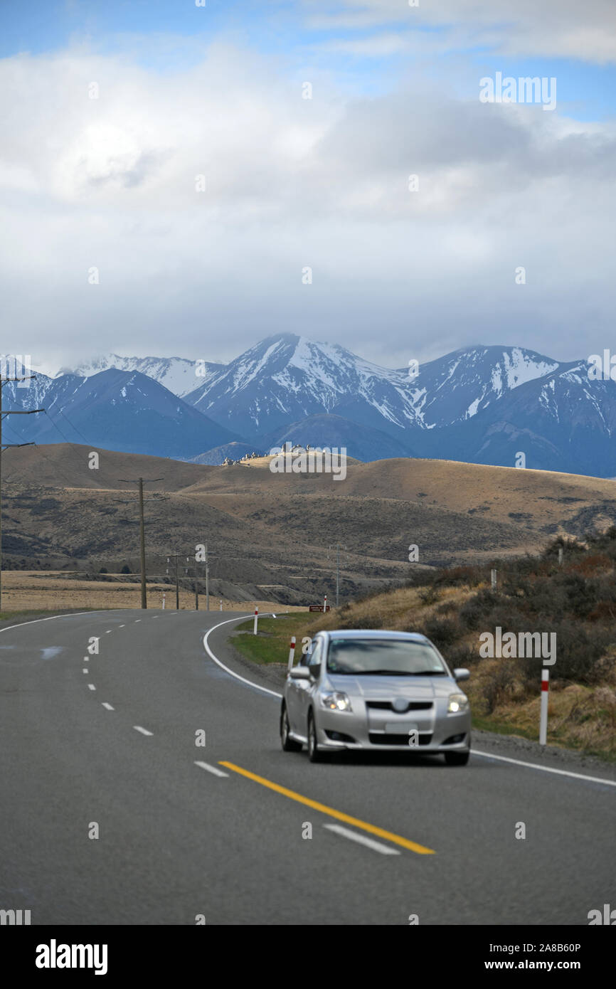 A vehicle navigates State Highway 73 near Castle Hill in the South ...
