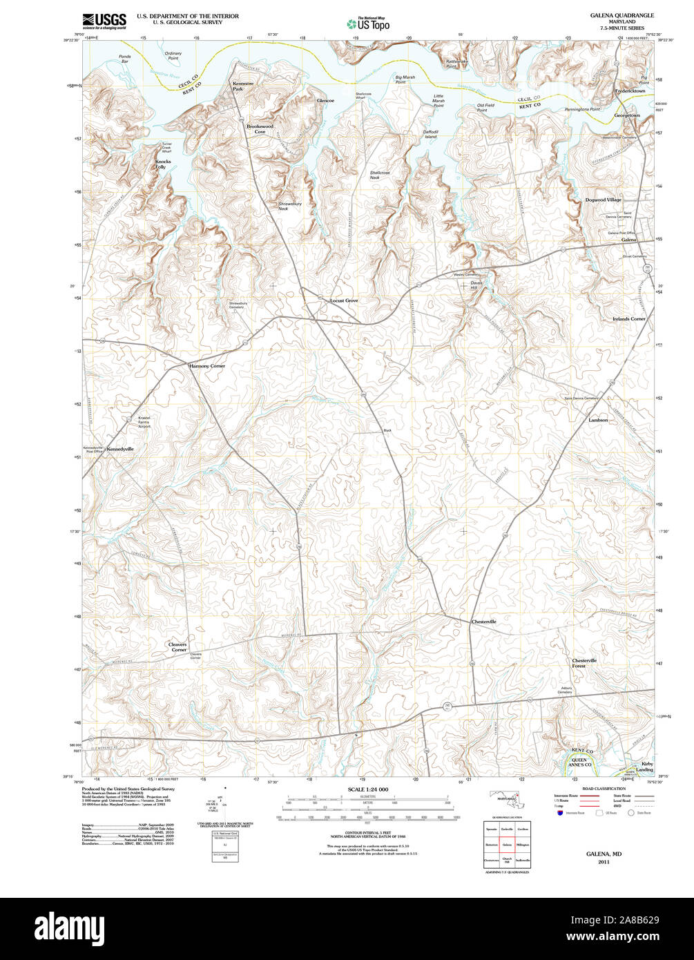 Map of galena hi-res stock photography and images - Alamy