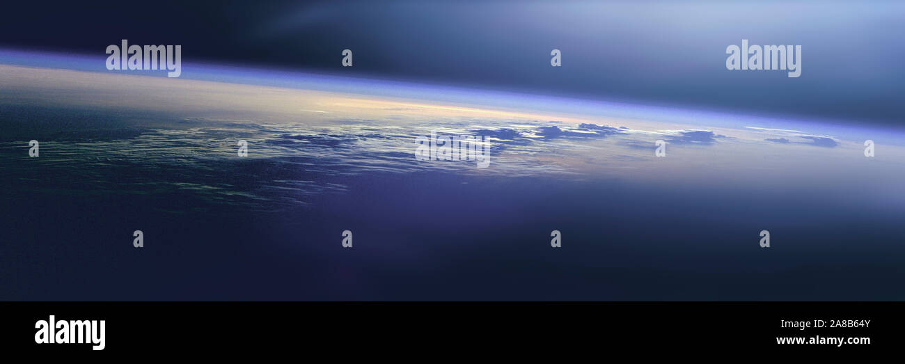 Satellite view of the earth Stock Photo - Alamy