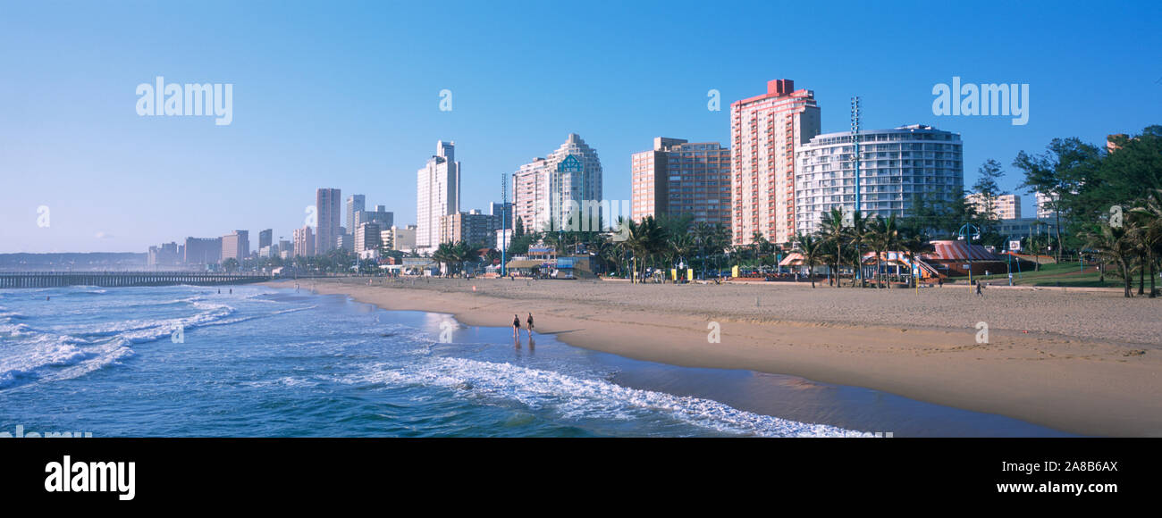 Buildings at the beachfront, Golden Mile, Durban, South Africa Stock ...