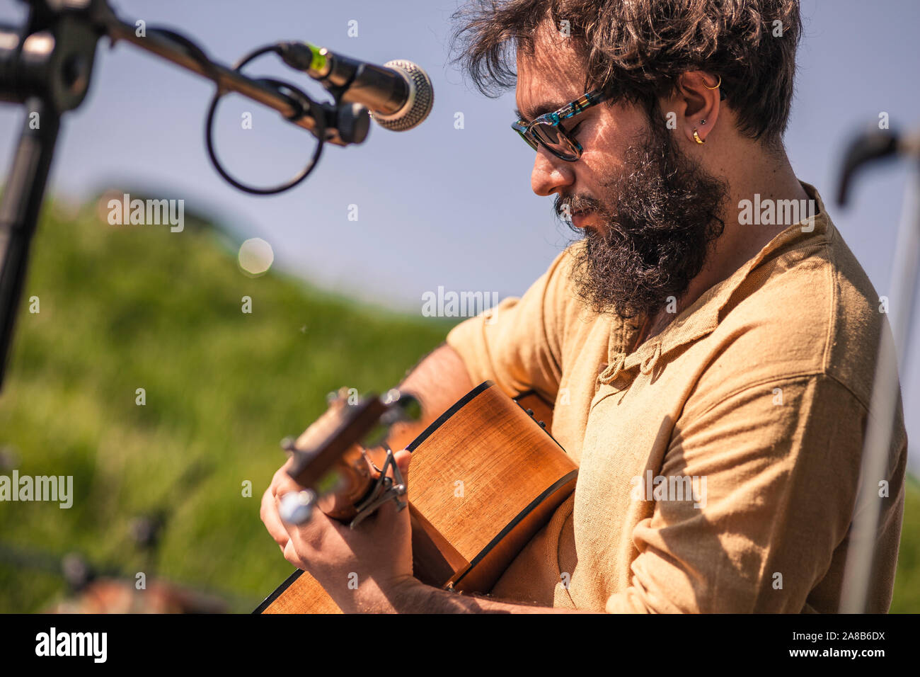 Side View Portrait Young Punk High Resolution Stock Photography and ...