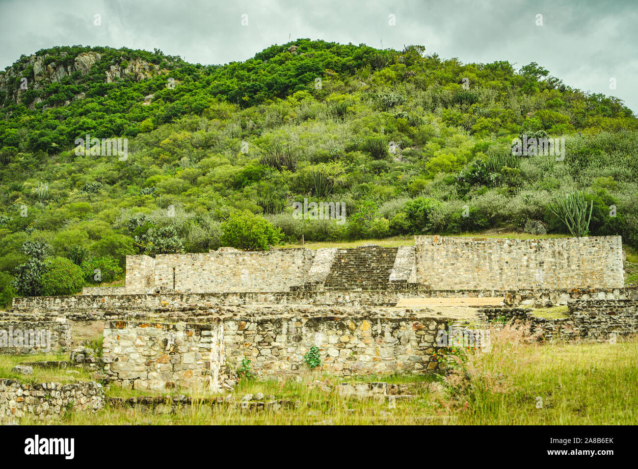 Zapotec Ruin "Dainzu" in Oaxaca, Mexico Stock Photo - Alamy