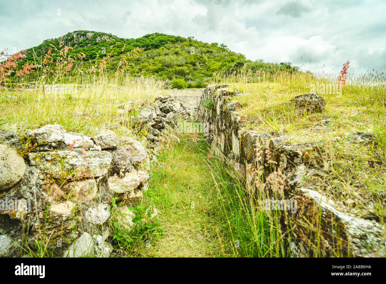 Zapotec Ruin "Dainzu" in Oaxaca, Mexico Stock Photo - Alamy