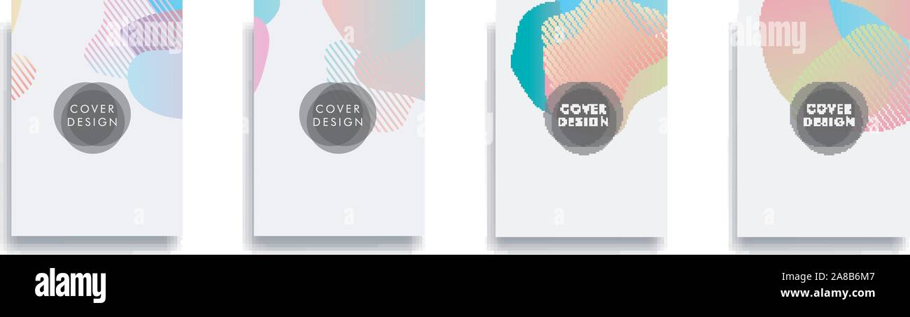 Dynamic style banner design set with fluid orange gradient elements ...