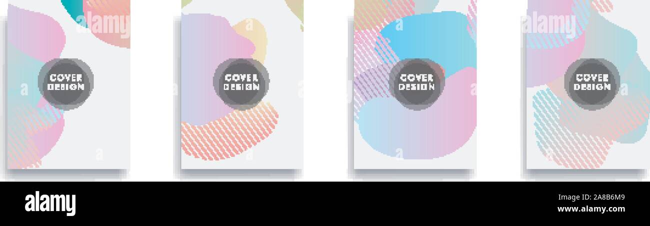 Dynamic style banner design set with fluid orange gradient elements ...