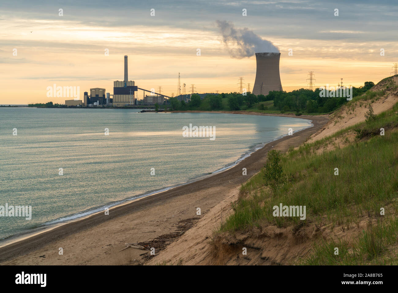 Indiana Dunes National Park on the Greet Lakes Stock Photo - Alamy