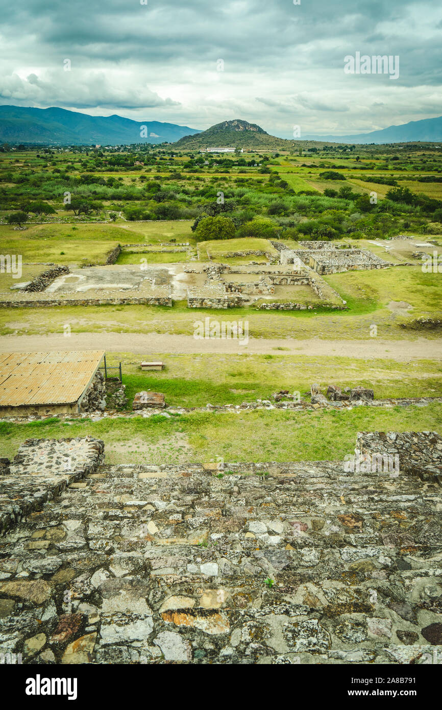 Zapotec Ruin "Dainzu" in Oaxaca, Mexico Stock Photo - Alamy