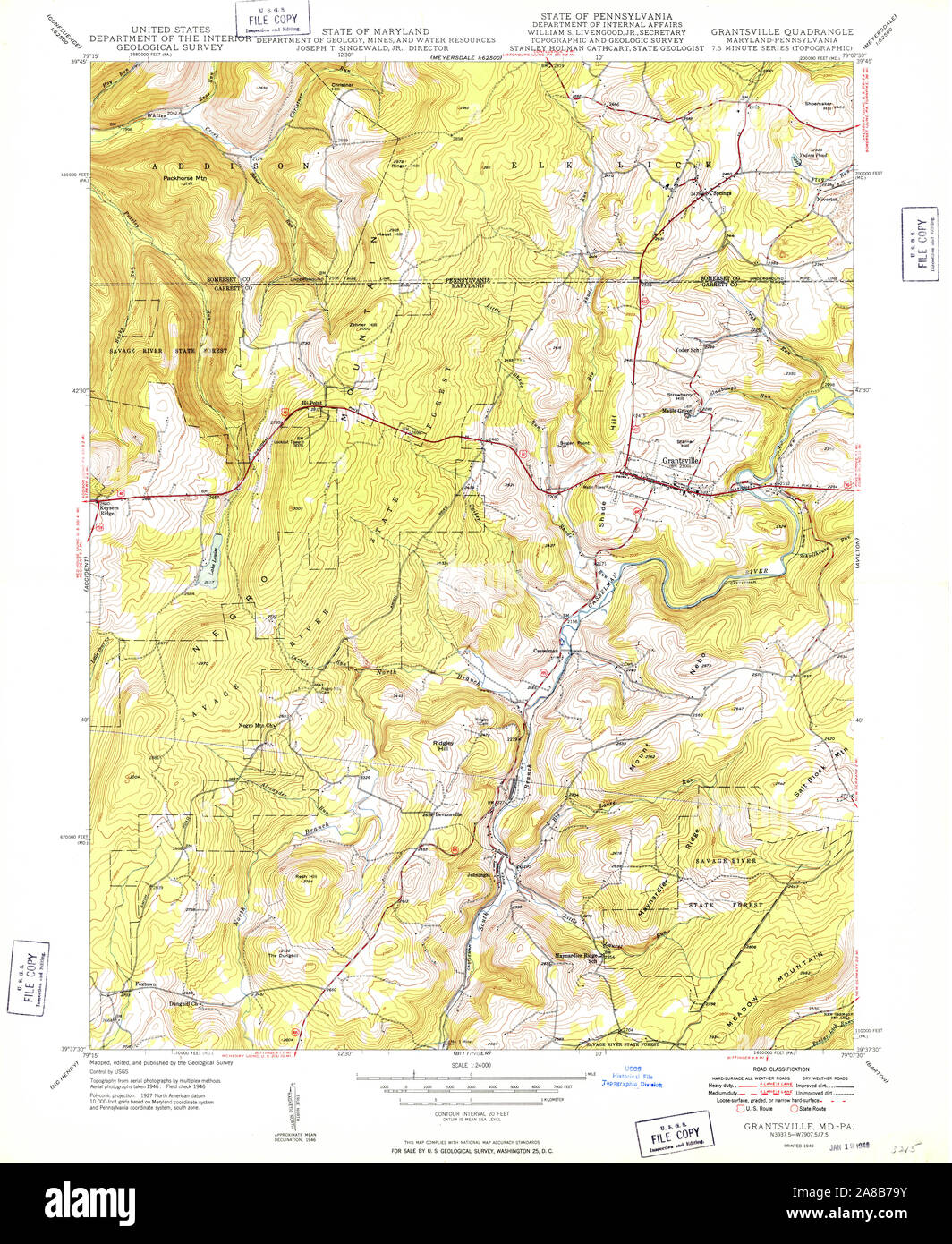 Map of grantsville hi-res stock photography and images - Alamy
