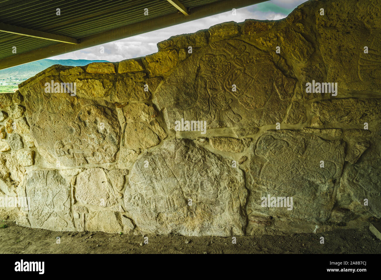 Zapotec Ruin "Dainzu" in Oaxaca, Mexico Stock Photo - Alamy