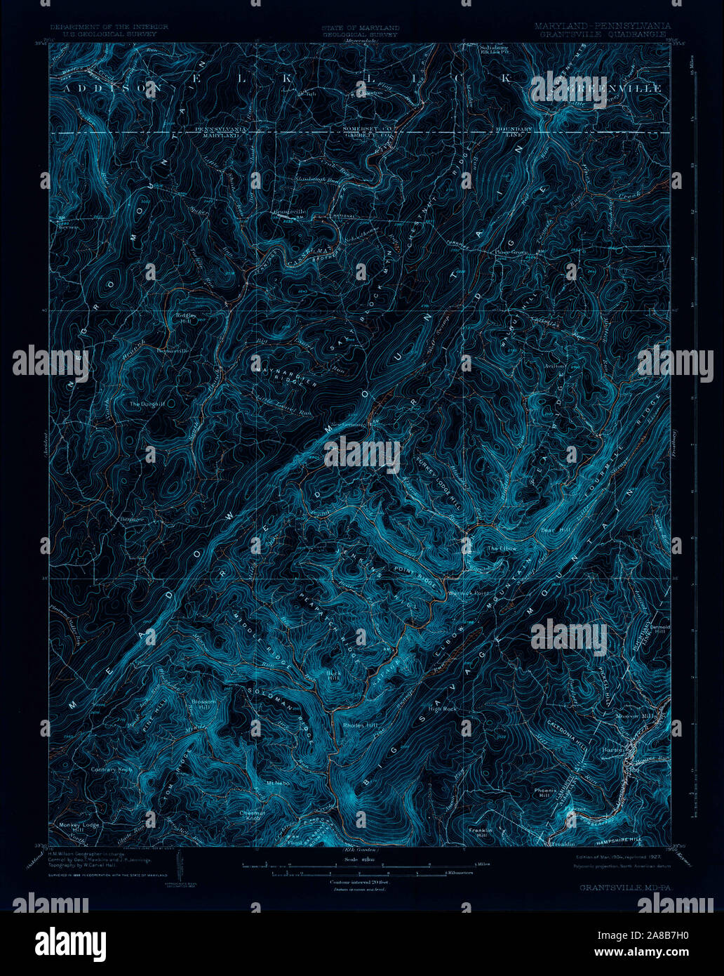 Map of grantsville hi-res stock photography and images - Alamy