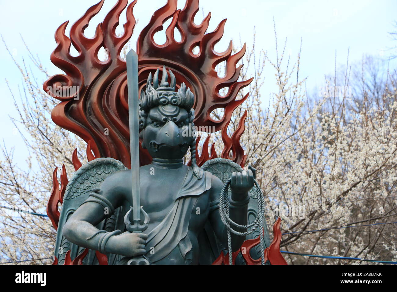 Japanese tengu statue hi-res stock photography and images - Alamy