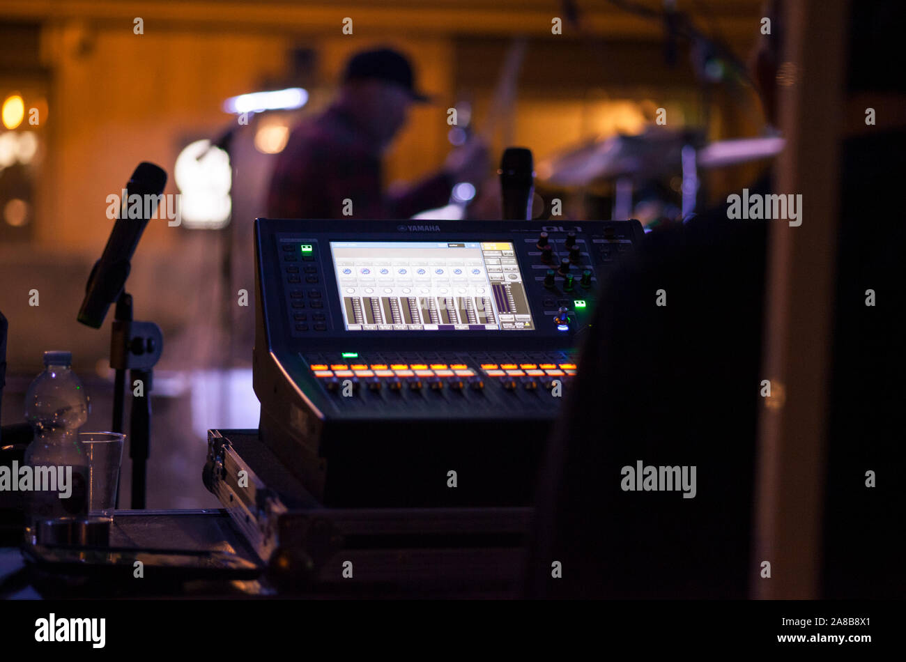 Real-time audio mixing Stock Photo - Alamy