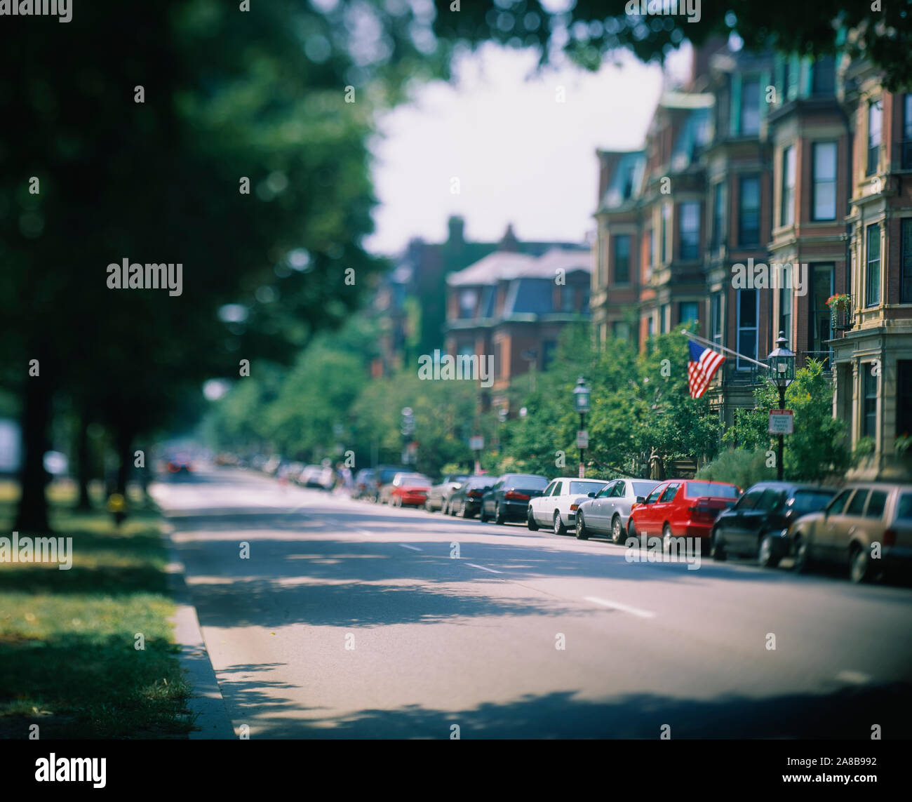 Massachusetts street cars must hi-res stock photography and images - Alamy