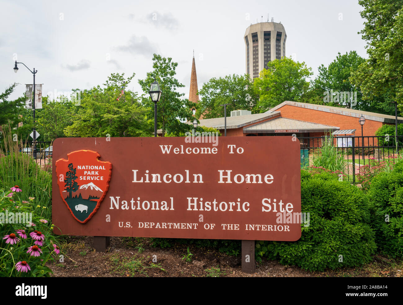 Welcome lincoln sign hi-res stock photography and images - Alamy