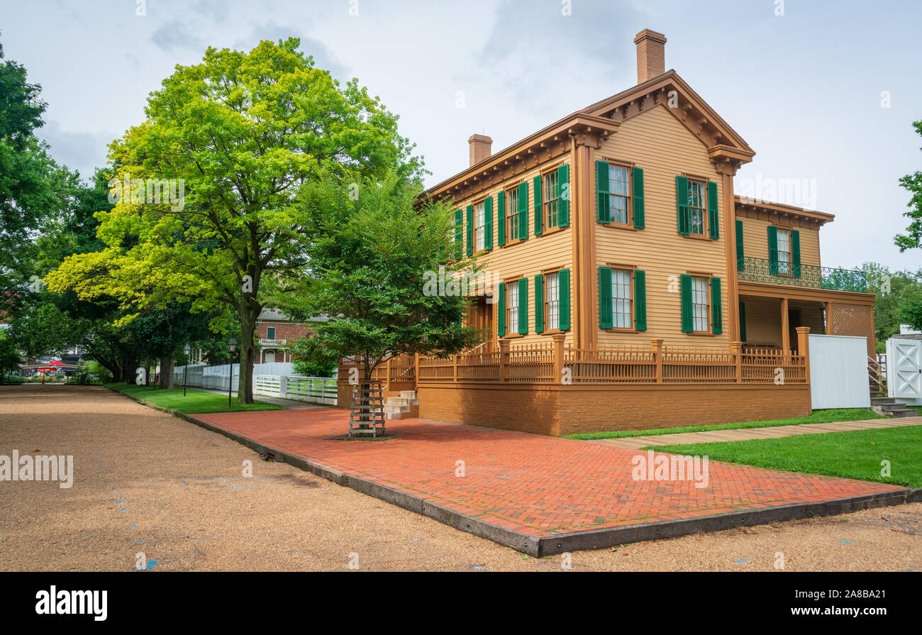 Lincoln Home National Historic Site Stock Photo - Alamy