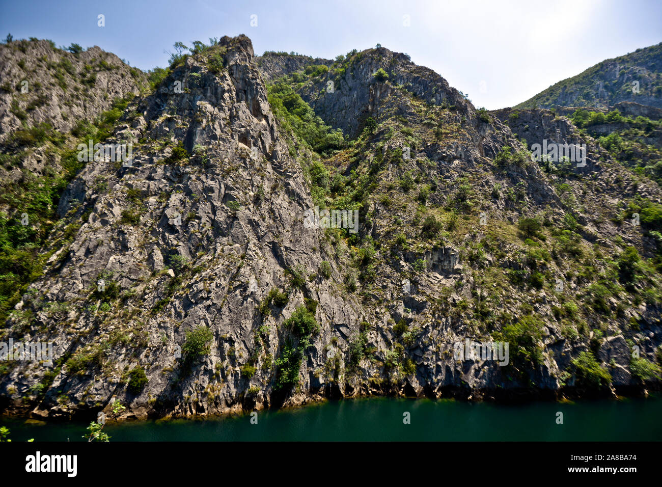 Treska River crossing the Matka Canyon, Macedonia Stock Photo - Alamy