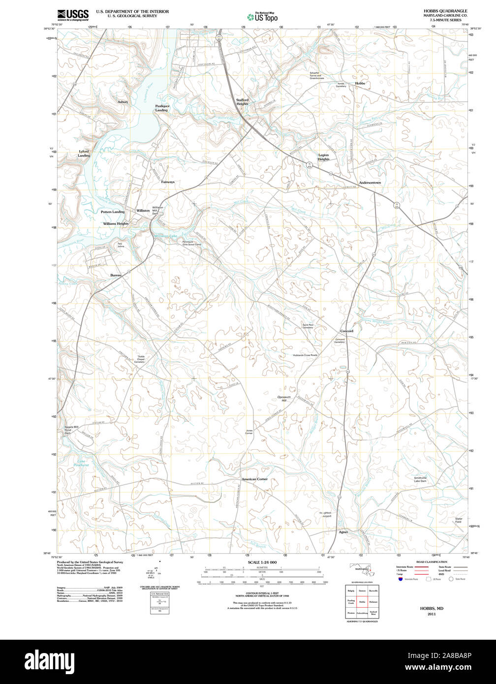Map of hobbs hi-res stock photography and images - Alamy