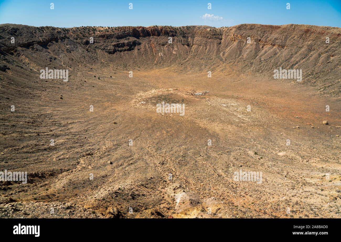 Meteor Crater's large impact zone Stock Photo - Alamy