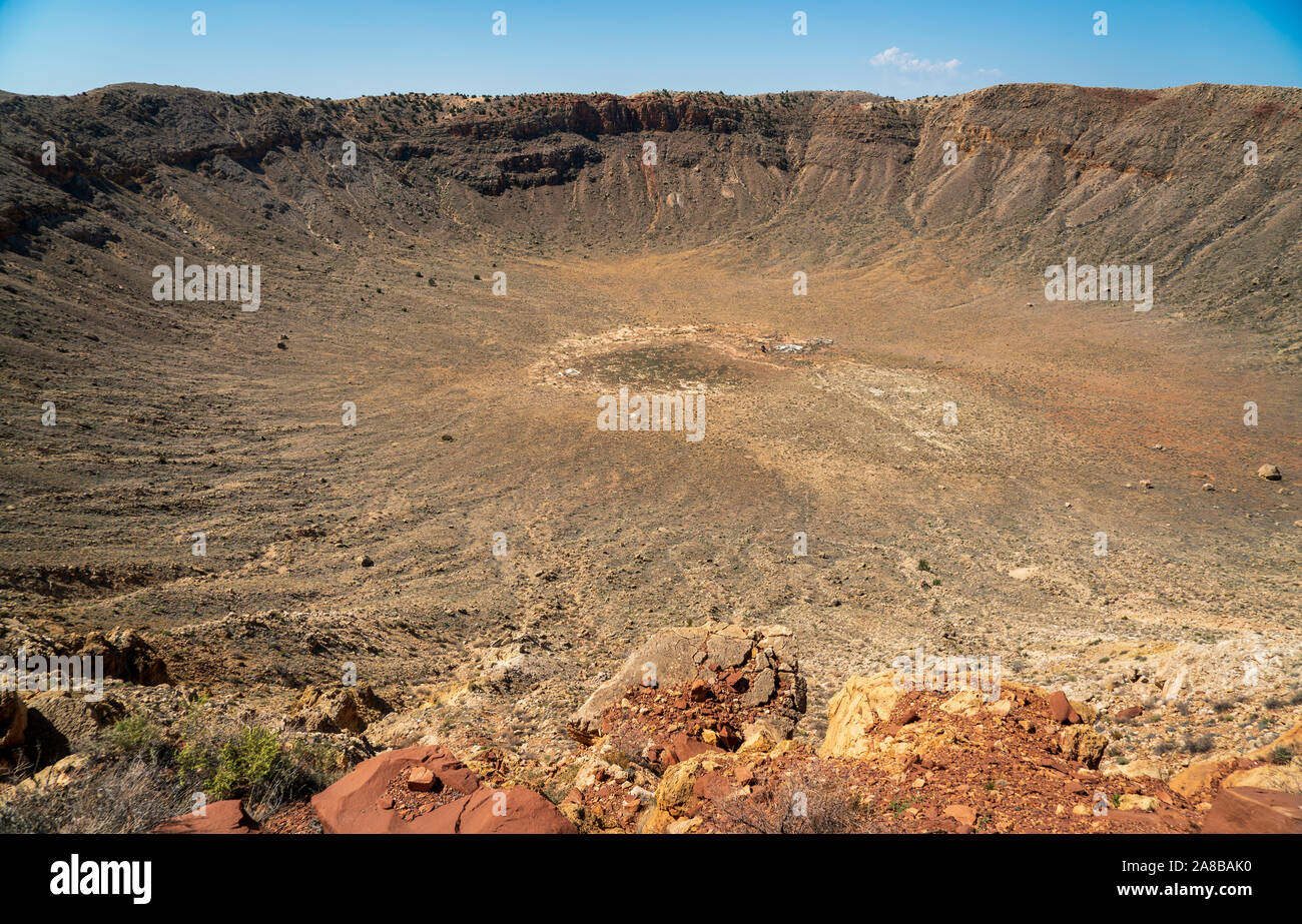 Meteor Crater's large impact zone Stock Photo - Alamy