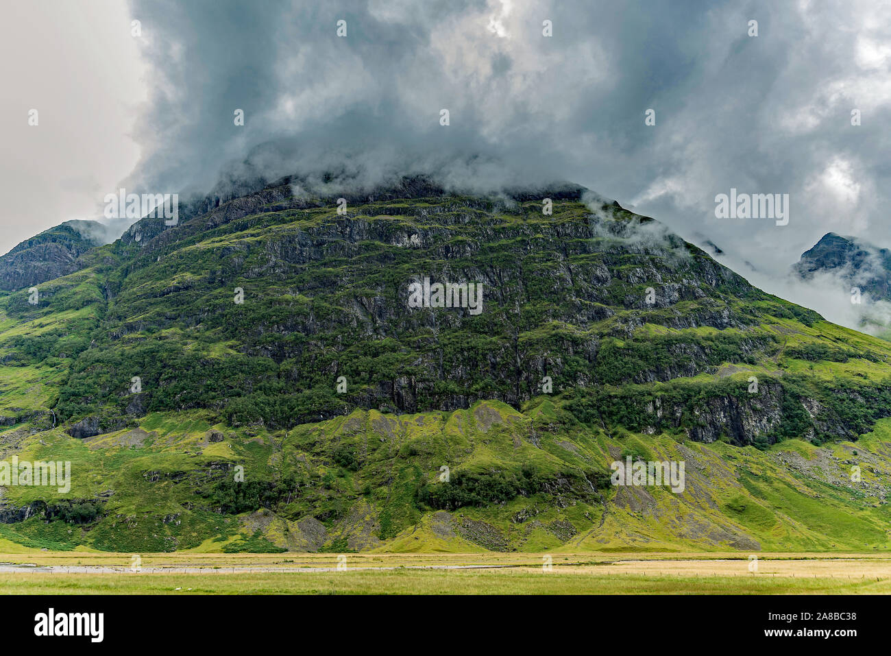 Glencoe valley mountain view, Scotland Stock Photo - Alamy