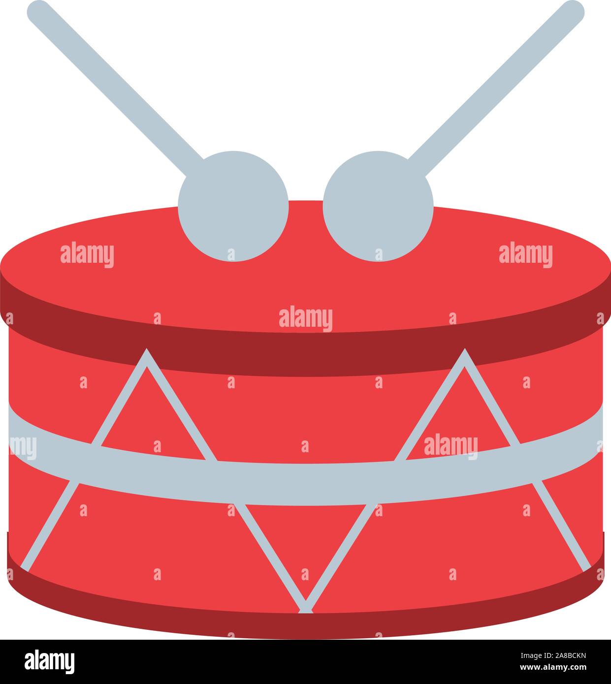 drum musical instrument isolated icon Stock Vector Image & Art - Alamy