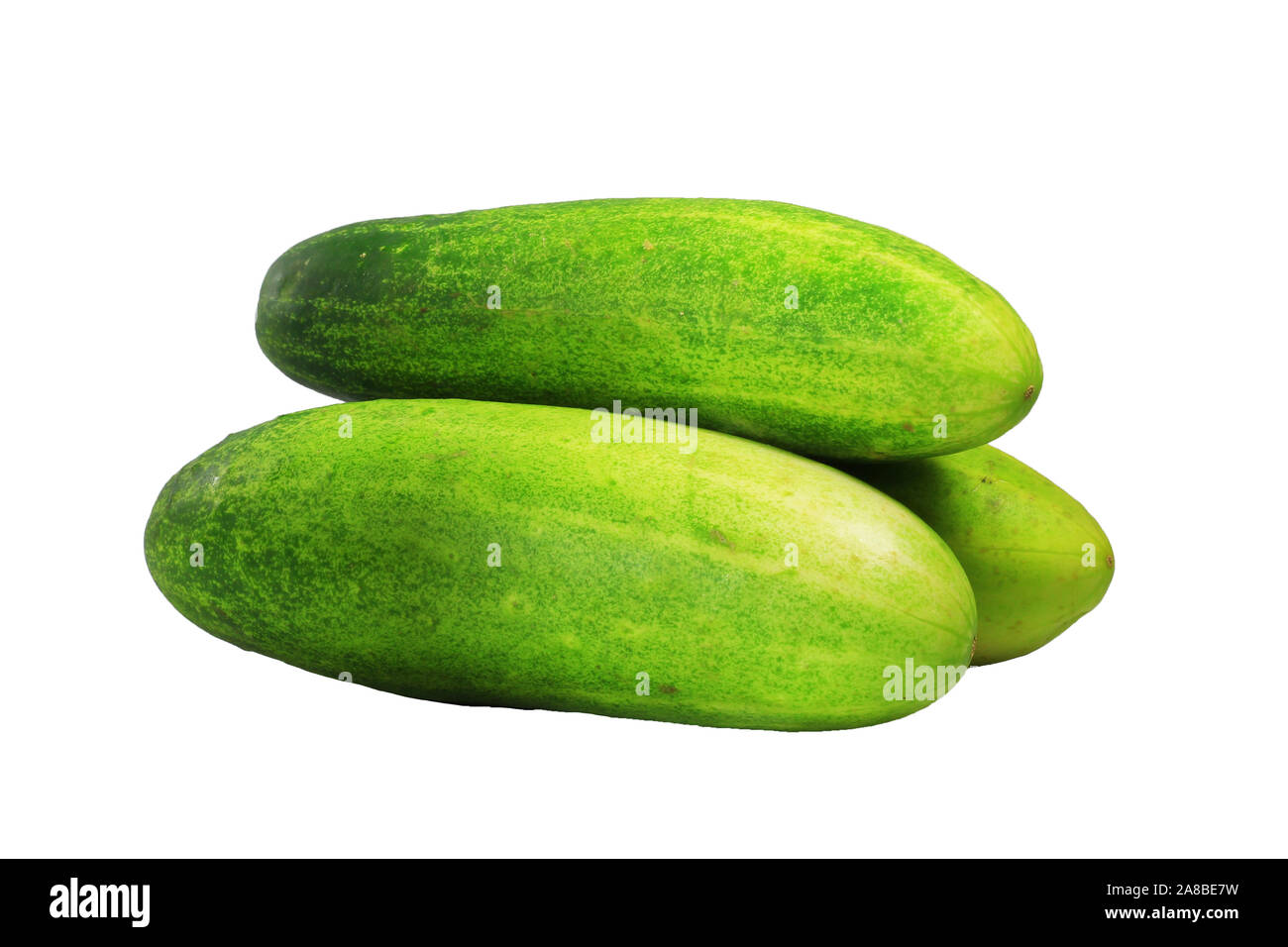 Cucumber isolated on white background Stock Photo - Alamy