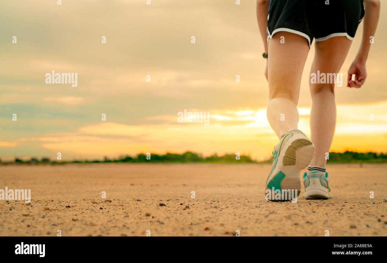 Female Runner Ready Start Race High Resolution Stock Photography and ...