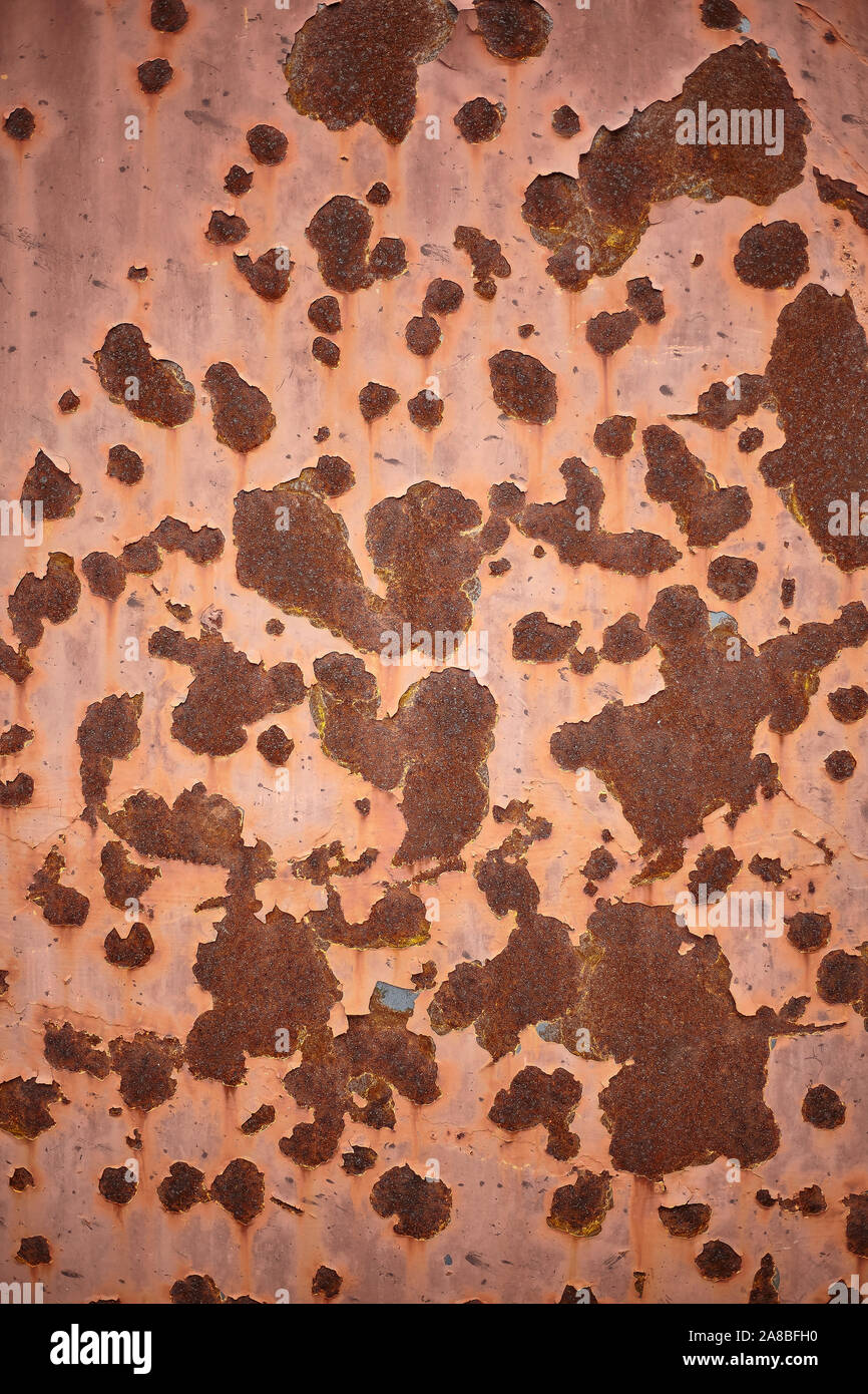 Texture of a rusty metal sheet Stock Photo - Alamy