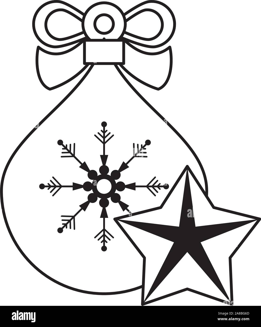 Bag christmas gifts Black and White Stock Photos & Images - Alamy