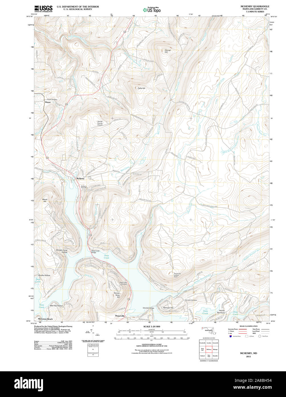 Map of mchenry hi-res stock photography and images - Alamy