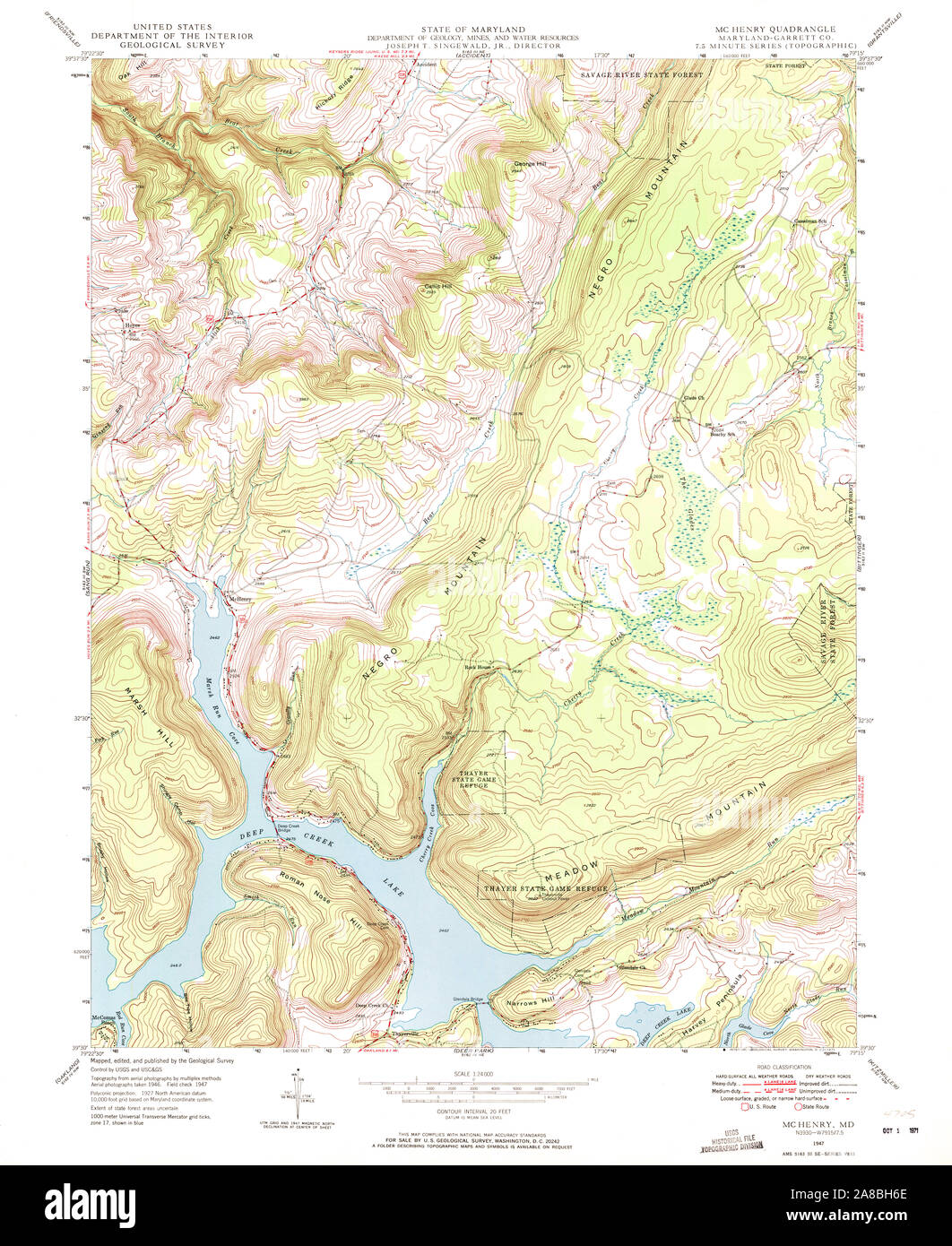 Map of mchenry hi-res stock photography and images - Alamy