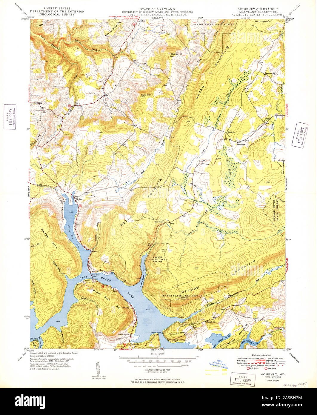 Map of mchenry hi-res stock photography and images - Alamy