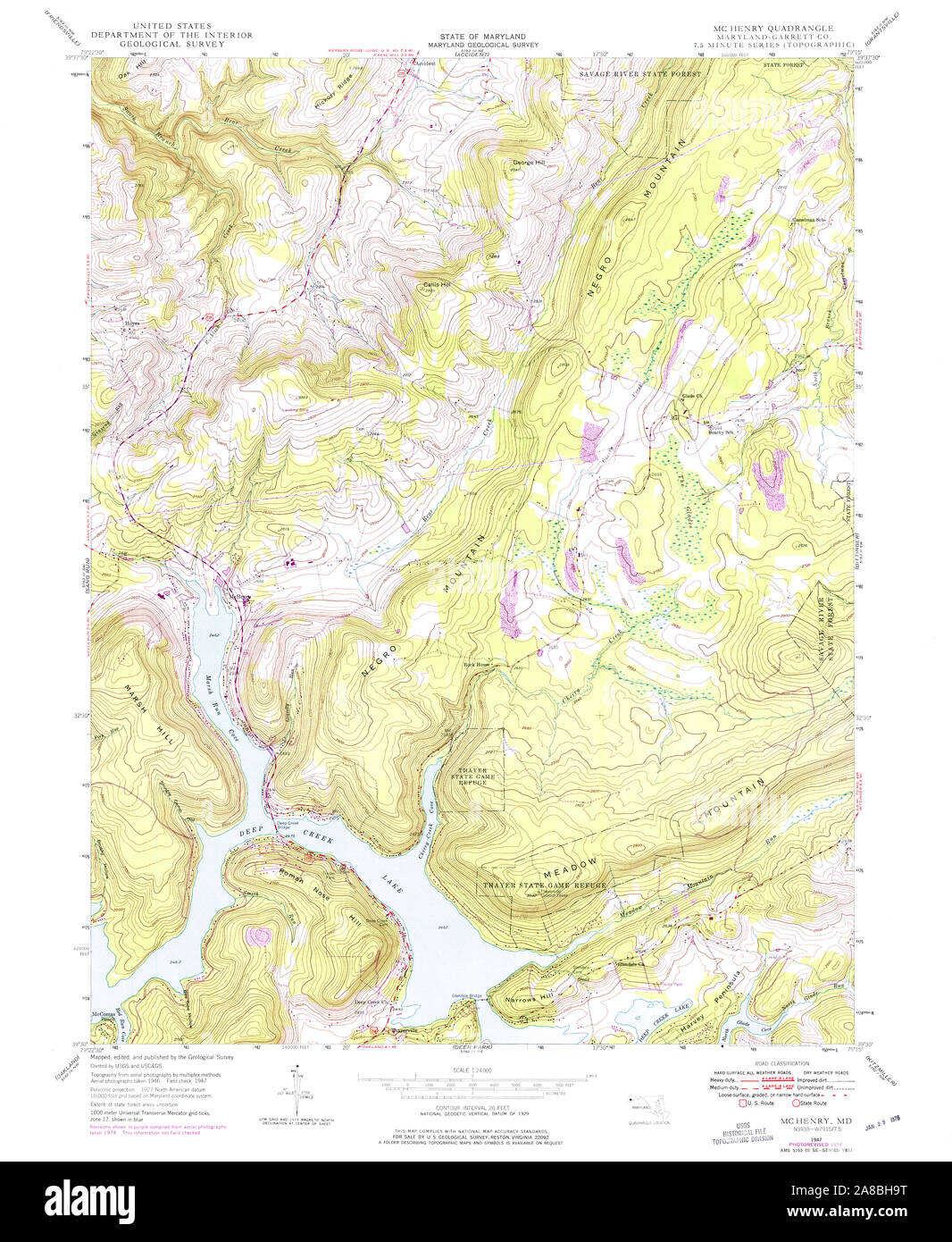 Map of mchenry hi-res stock photography and images - Alamy