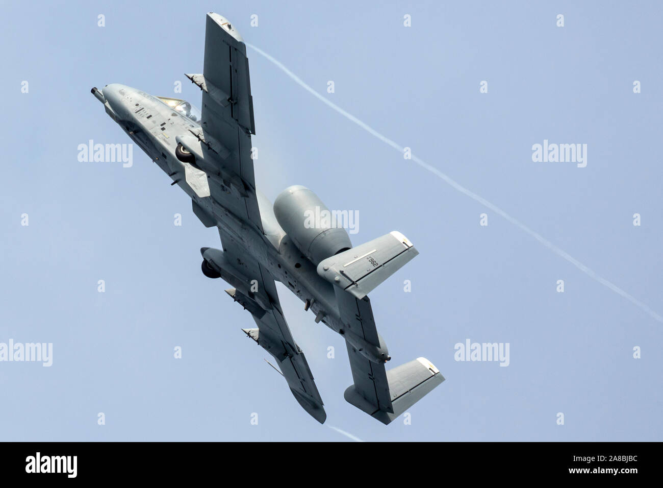 A United States Air Force A-10 Thunderbolt II 'Warthog' performs a demo ...