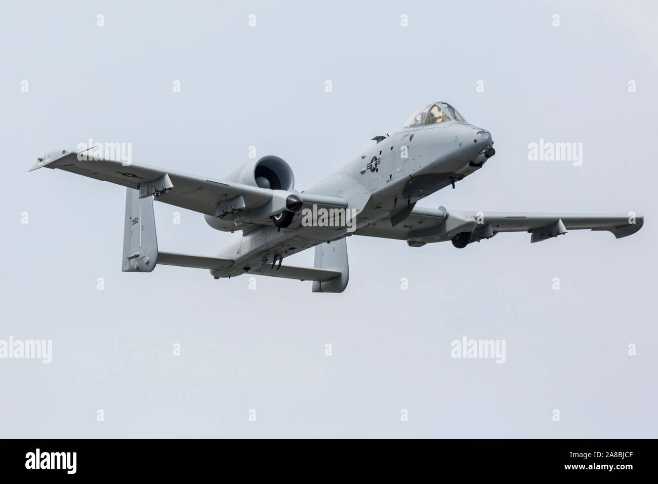 A United States Air Force A-10 Thunderbolt II 'Warthog' performs a demo ...