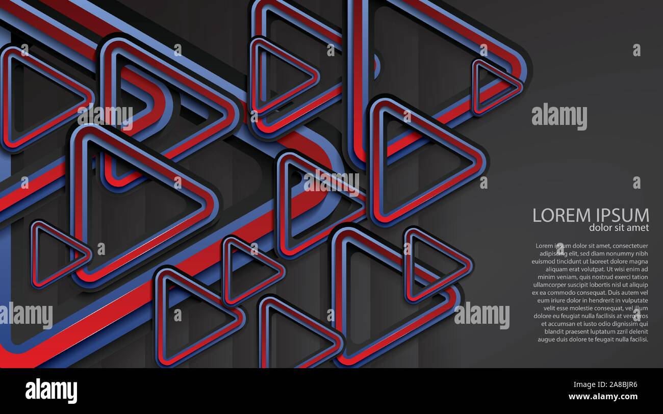 Red Triangle Outline