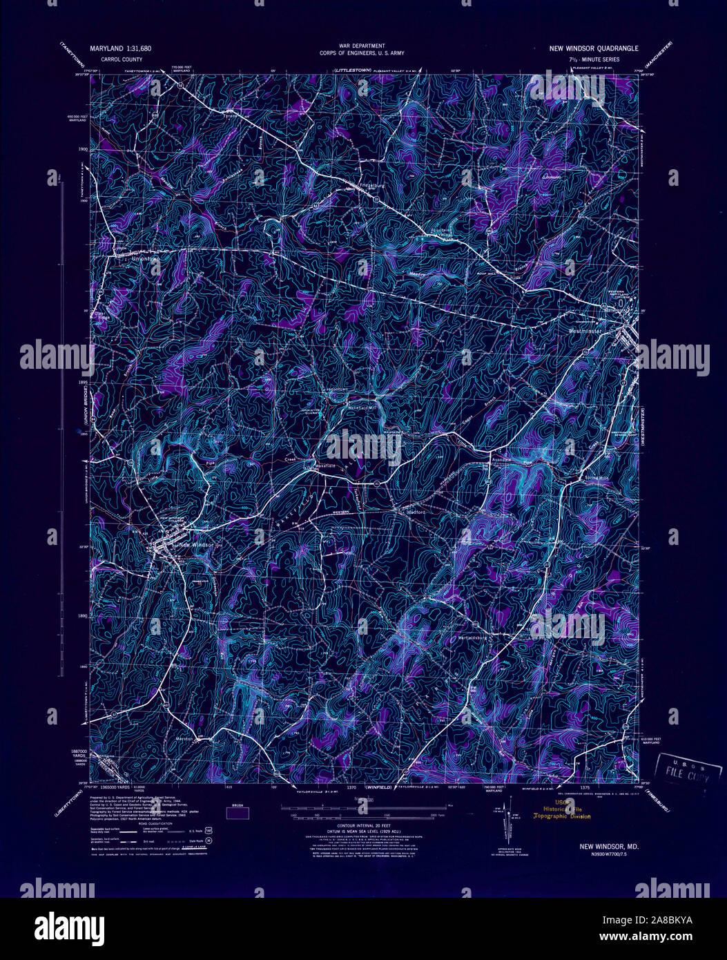 Map of new windsor hi-res stock photography and images - Alamy