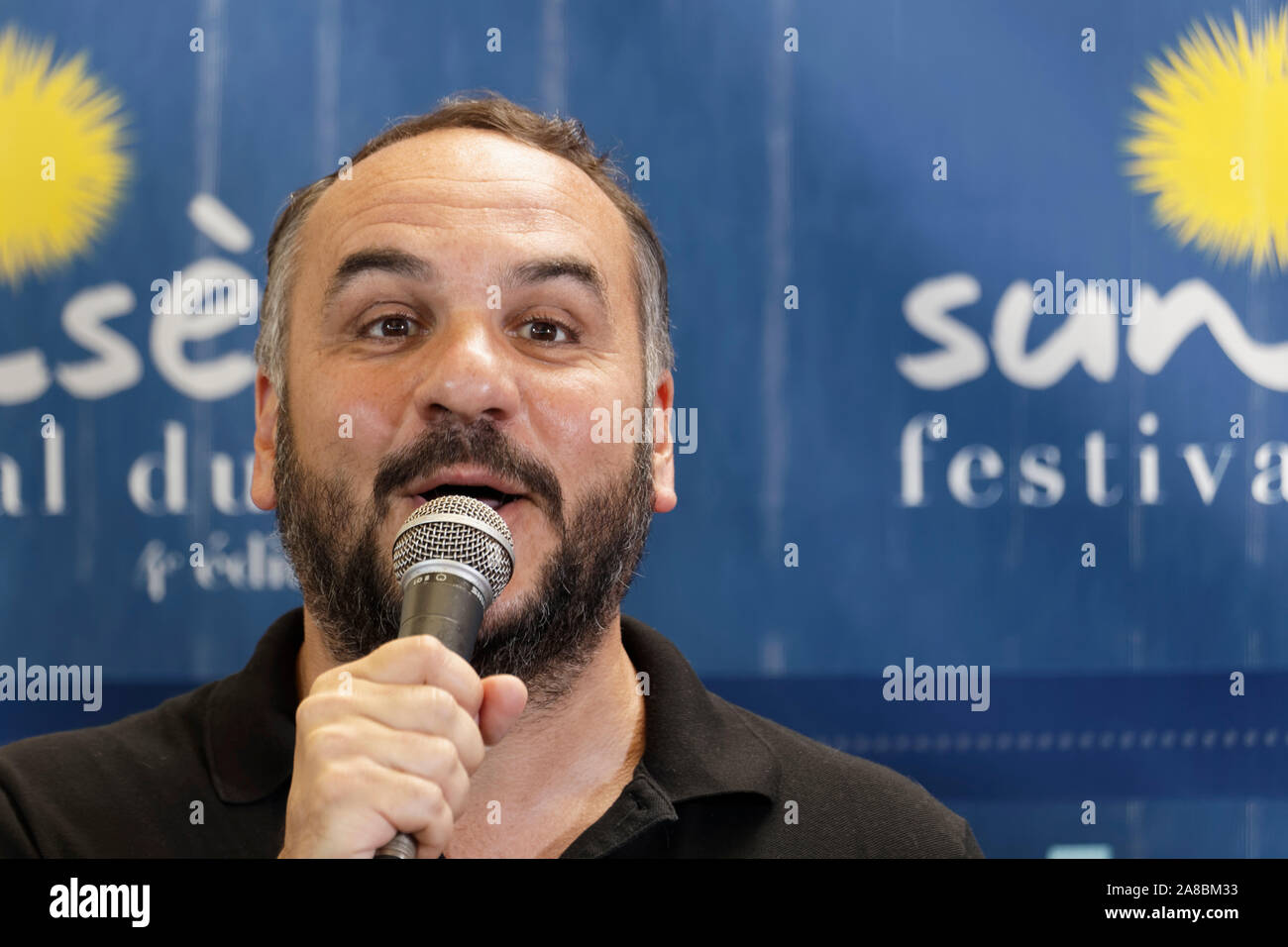 Sete, France.5th July, 2019.François-Xavier Demaison, Guest of Honor of ...