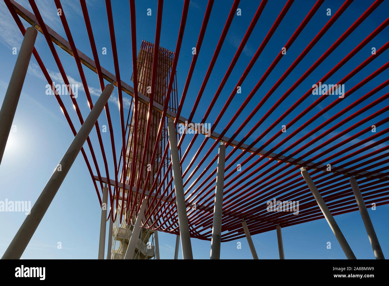 The observation tower, Circuit of the Americas, Austin Texas Stock ...