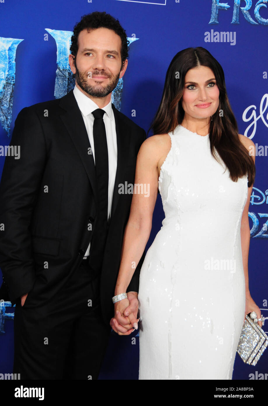 Hollywood, California, USA 7th November 2019 Actor Aaron Lohr and wife ...