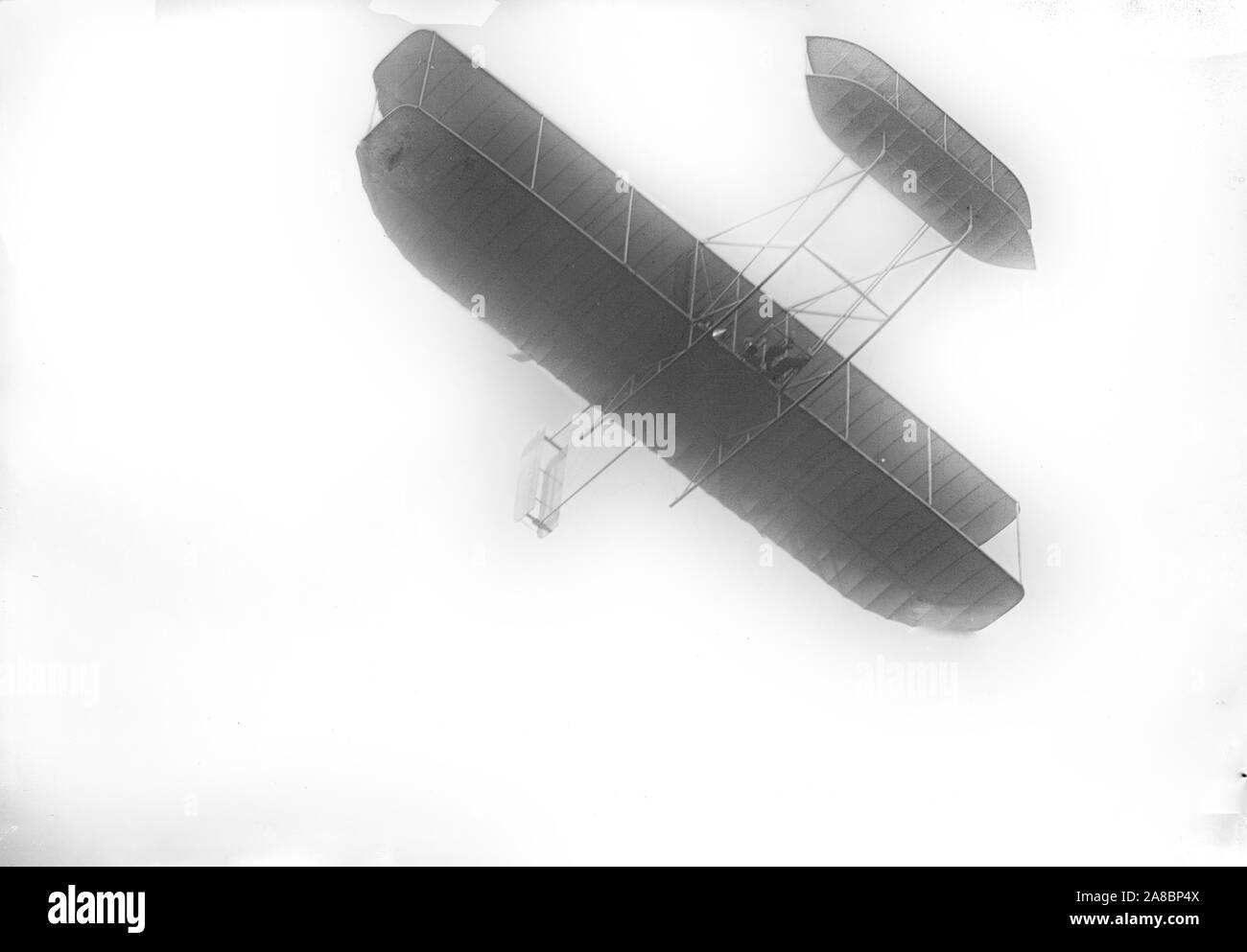 Orville Wright flying [airplane 9 11 1908] Stock Photo - Alamy